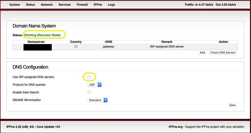 [IPFire] IPFireで、IPS 構築時のメモ – ぷすぅ～ぷすぅ～